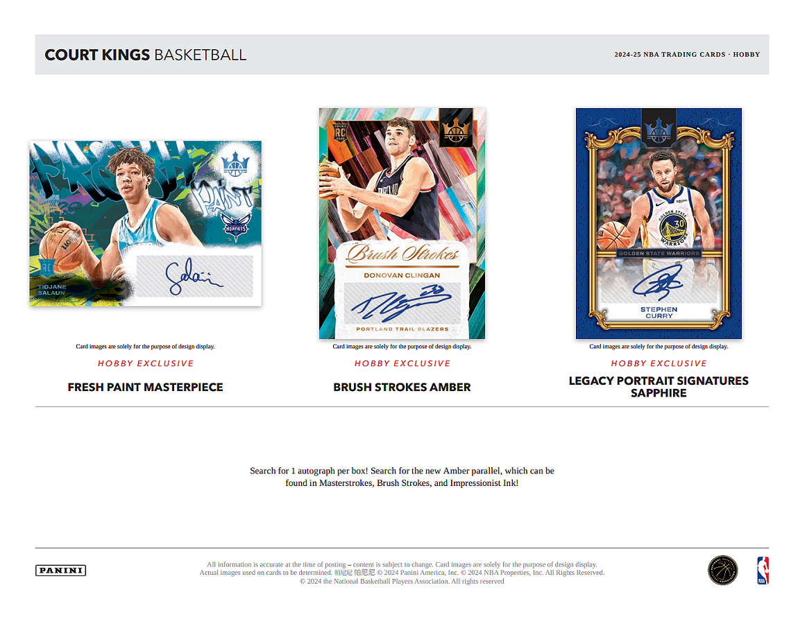 2024-25 NBA Panini Court Kings
