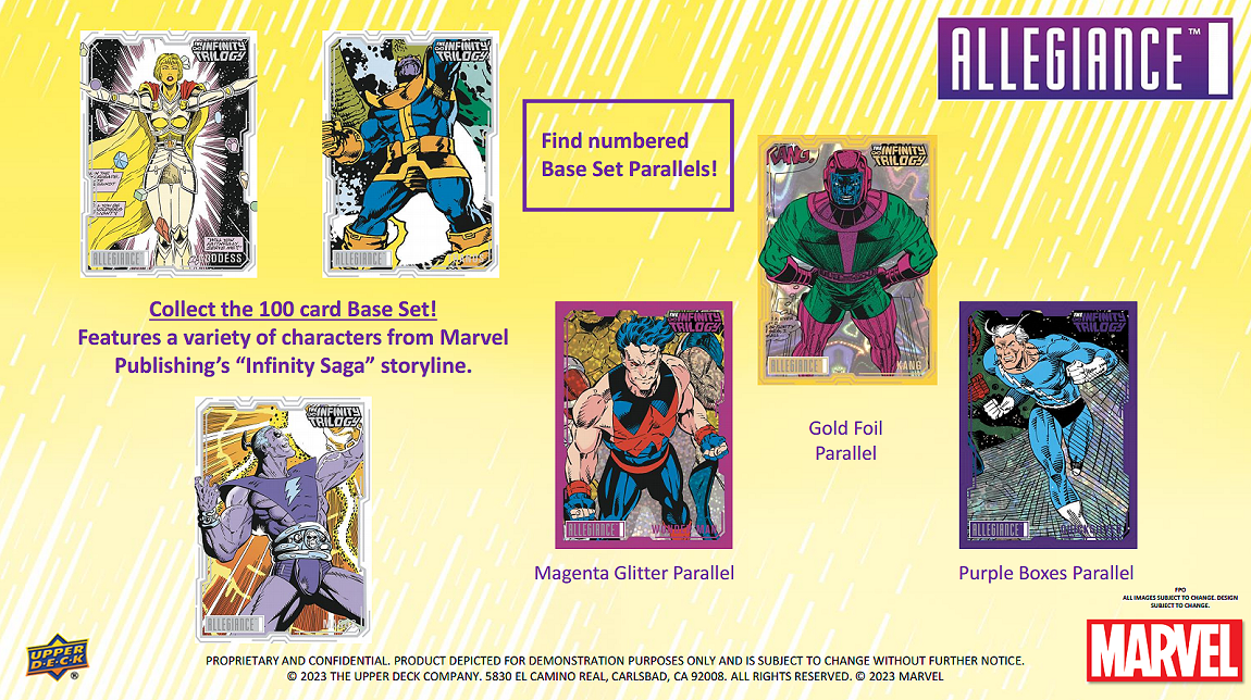 Upper Deck Marvel Allegiance: The Infinity Trilogy 漫威漫畫忠誠系列:無限三部曲