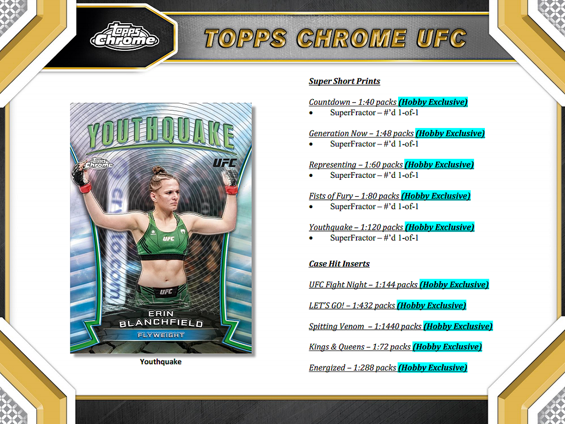 2024 Topps Chrome UFC-Hobby