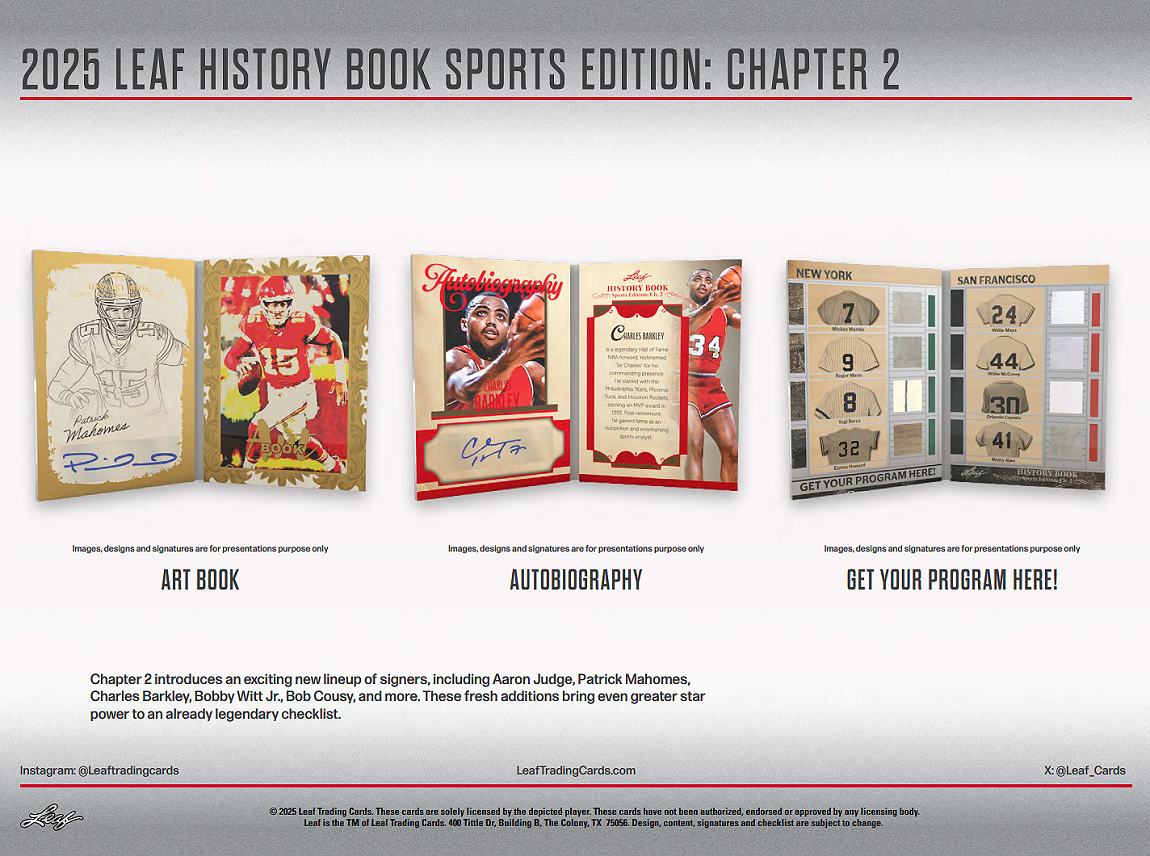 2025 Leaf History Book Sports Edition: Chapter2