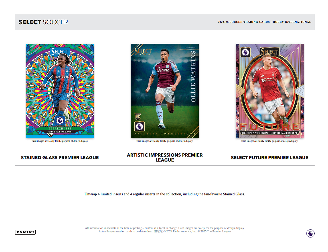 2024-25 Panini Select EPL Hobby International Soccer